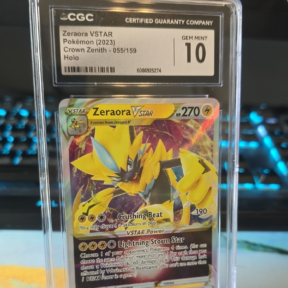 Games | Zeraora Vstar Pokmon Card | Poshmark